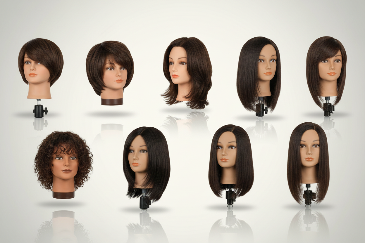 Mannequin Heads Cosmetology Training Practice Heads - Annie ...