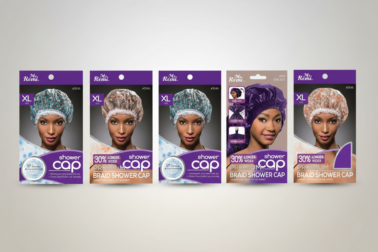 Shower Caps | Waterproof Hair Protection Caps for All Hair Types ...