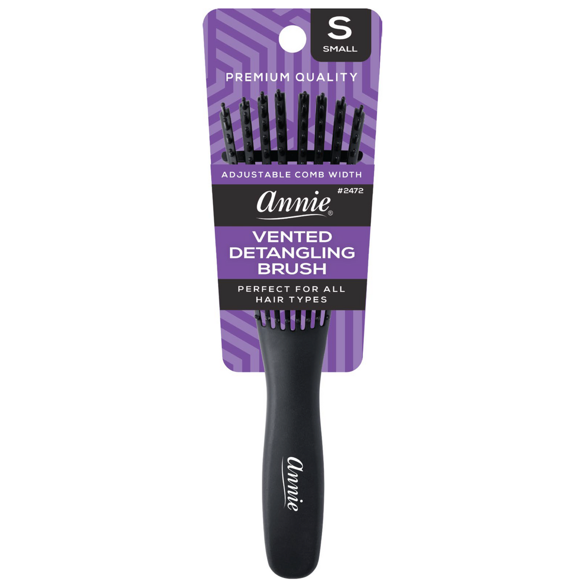 Annie Vented Detangler Brush Small 8 Row Asst Colors – Annie ...