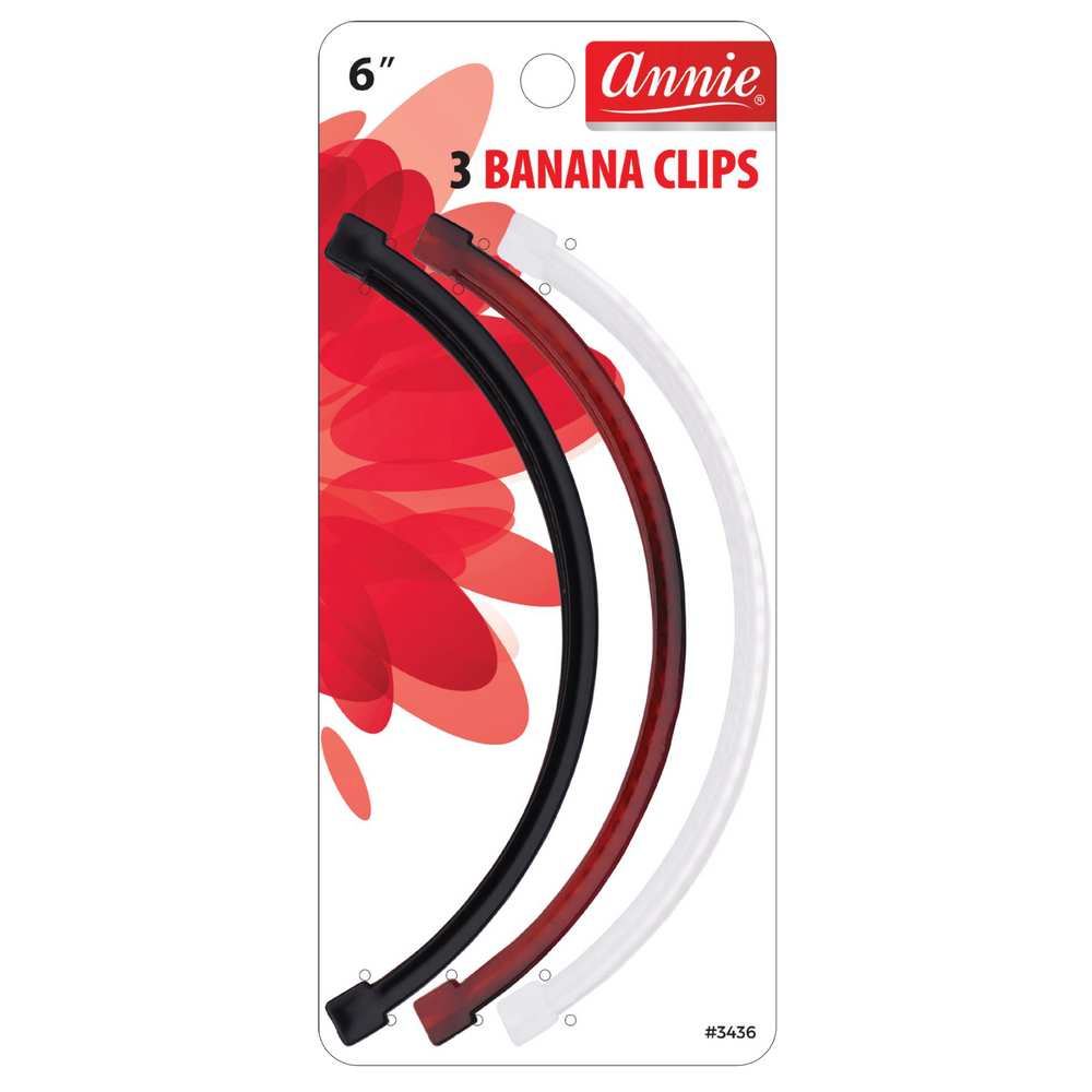 Annie Banana Fashion Clip 6" 3ct Assorted – Annie International, Inc.