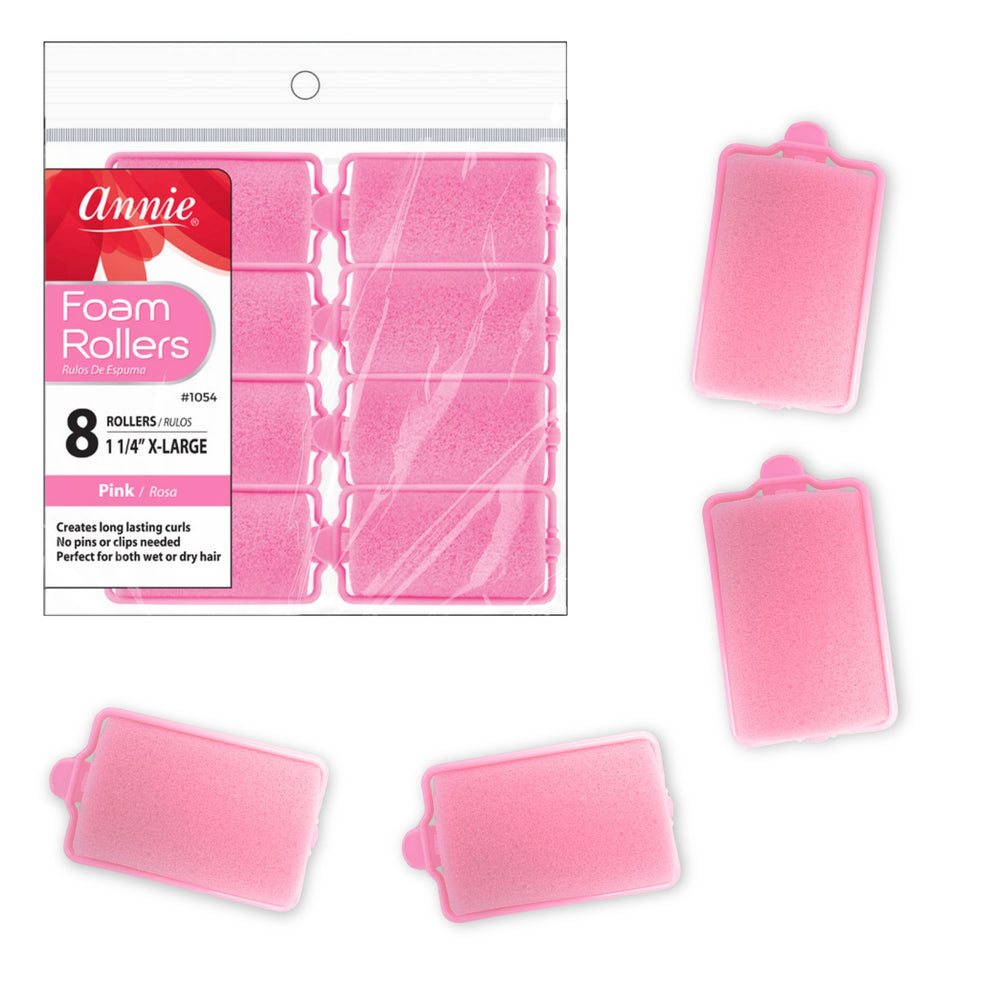 Annie Foam Rollers X-Large 8Ct Pink – Annie International, Inc.