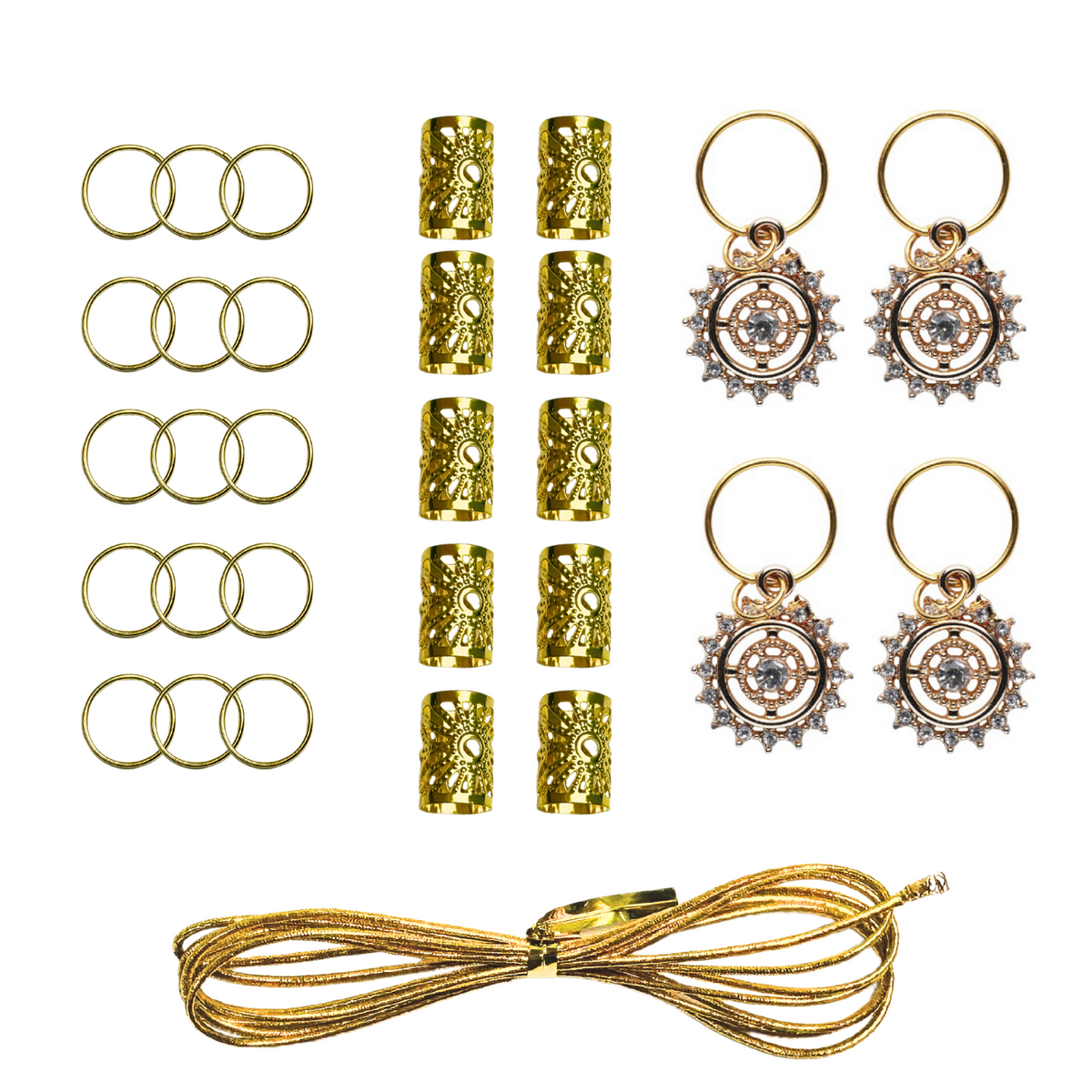 Annie Braid Charm Set, Diamond Circle – Annie International