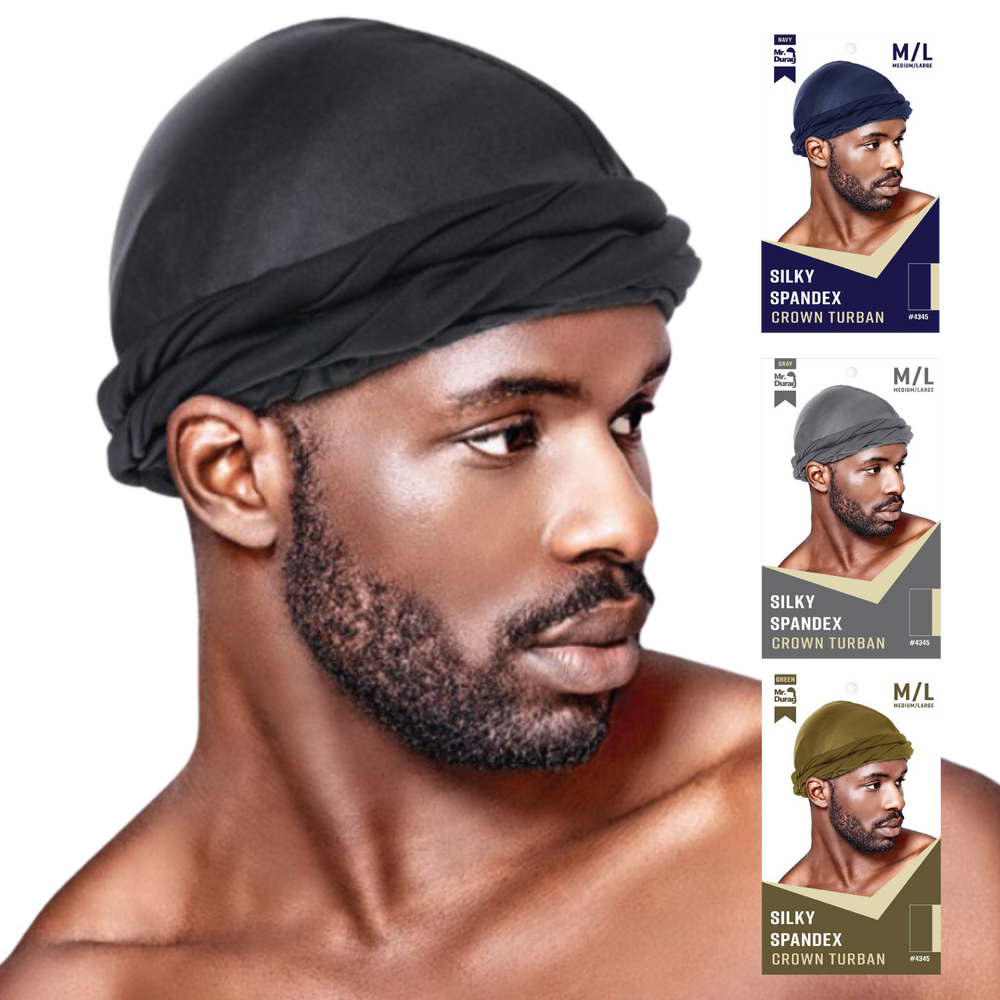 Mr. Durag Silky Spandex Crown Turban – Annie International, Inc.
