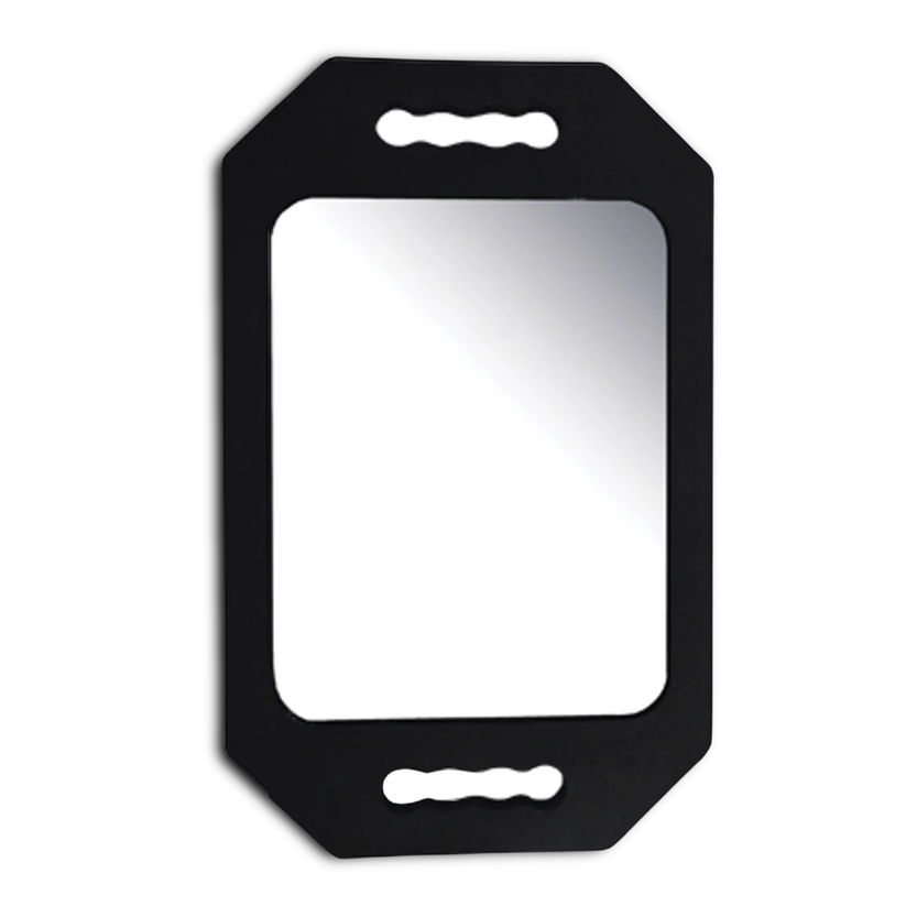 PrimeX Foam Mirror X-Large Rectangle, 1 Count Barber Mirror, Black ...