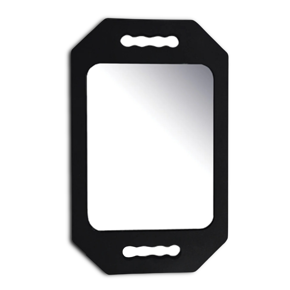 PrimeX Foam Mirror X-Large Rectangle, 1 Count Barber Mirror, Black ...
