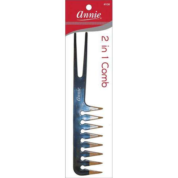 Annie 2 In 1 Comb Asst Color Two Tone – Annie International