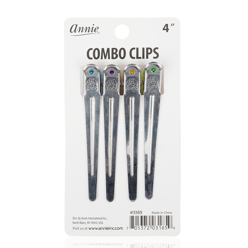 Annie Combo Clips 4Ct Asst Color – Annie International, Inc.