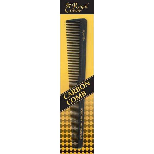 Annie Royal Crown Series Carbon Barber Comb 7 Inch – Annie International