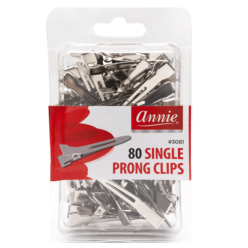 Annie Single Prong Clips 80Ct – Annie International, Inc.