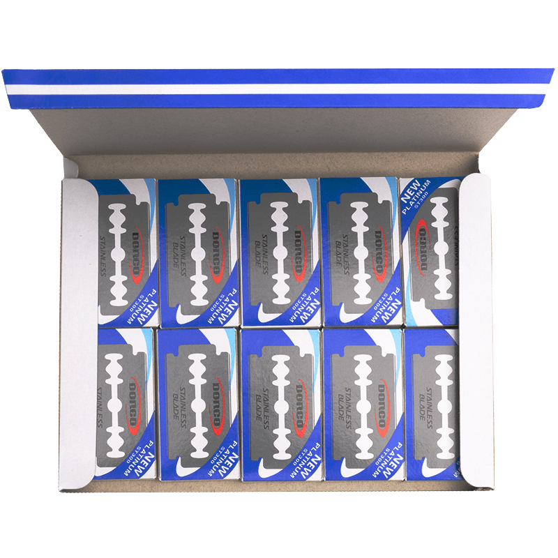 Dorco Double Edge Razor Blade Box Set 10Ct – Annie International
