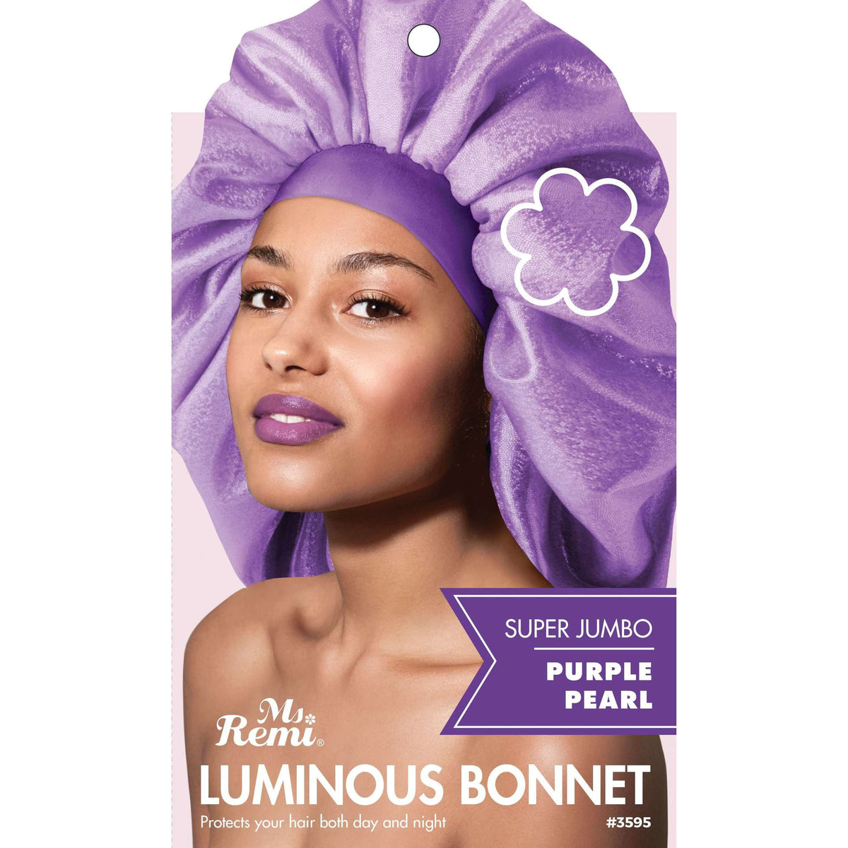 Ms. Remi Luminous Bonnet X-Jumbo Purple – Annie International