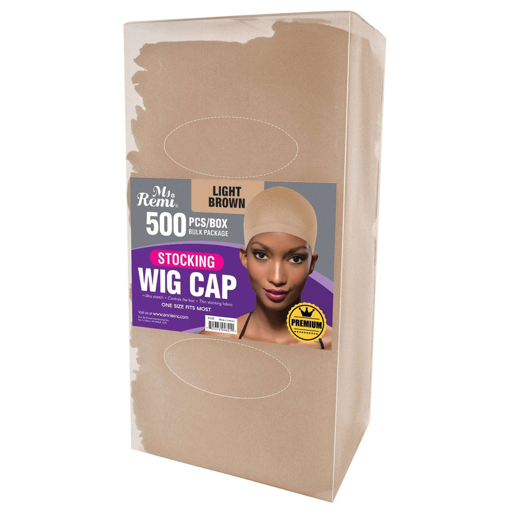 Ms. Remi Wig Cap Display 500pc Light Brown – Annie International, Inc.